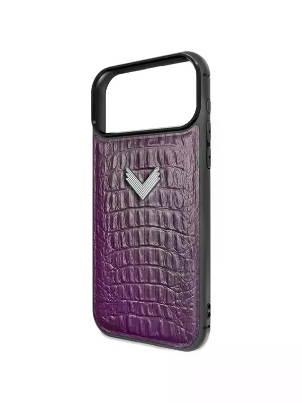 VELANTE Alligator-effect Leather Iphone 17 Pro Phone Case