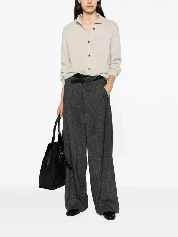 LISA YANG Crew Neck Cardigan