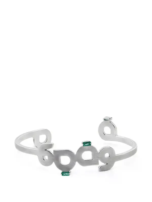 BIL ARABI Quwa Emerald-embellished Cuff Bracelet