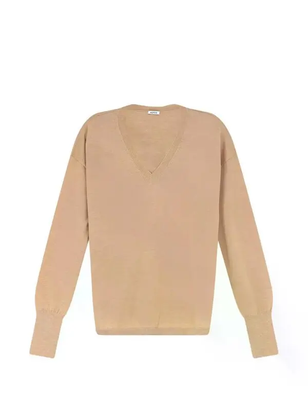 Aspesi V-neck Dropped-shoulder Fine-knit Top