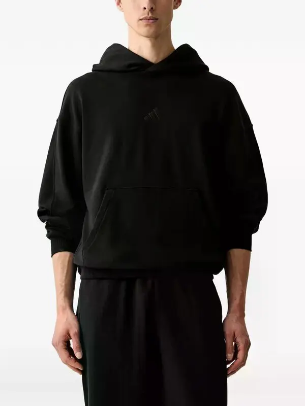 Adidas Kit Small-logo Hoodie - Black