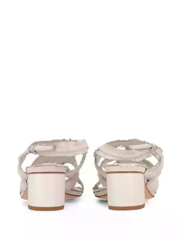 TOD'S Fringed Cut-out Sandals
