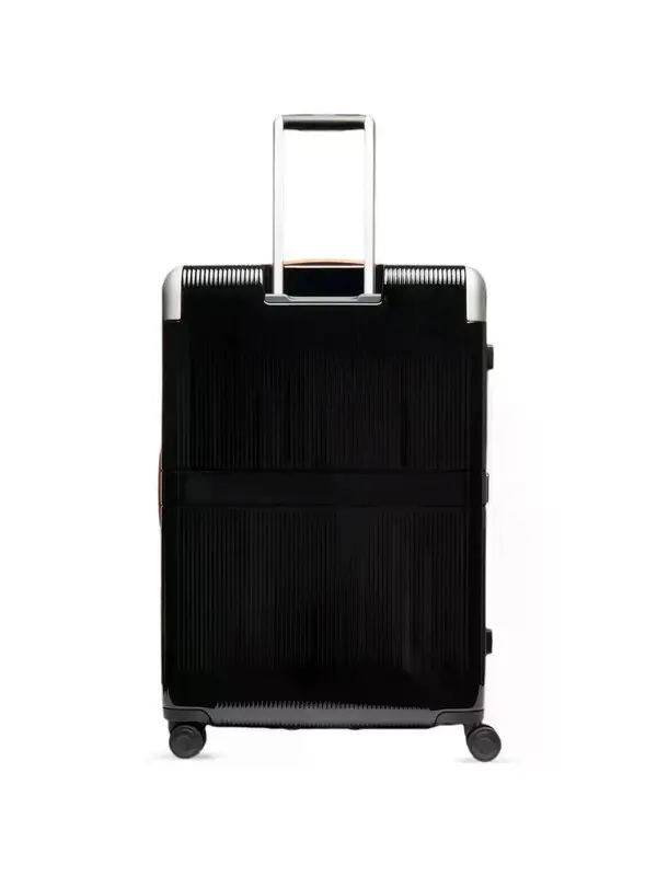 LANCEL Ridged Luggage With Logo Plaque