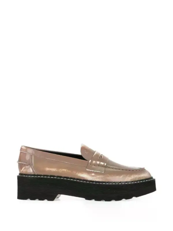 TOD'S Two-tone Platform Loafers
