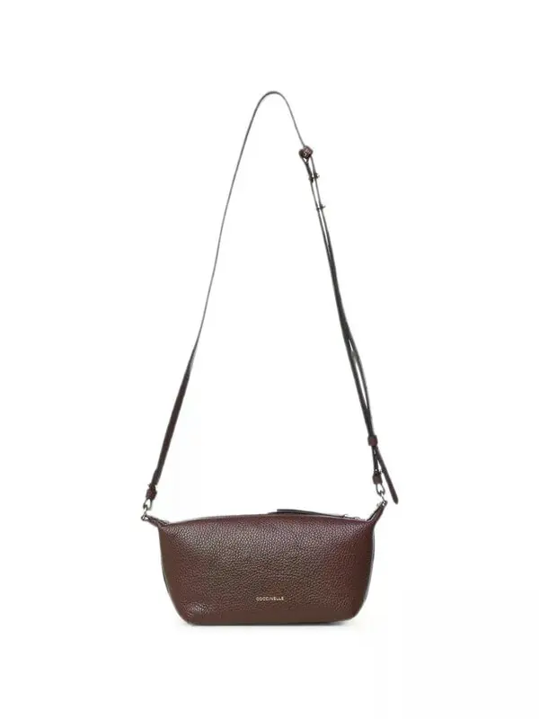 COCCINELLE Grained Leather Shoulder Bag