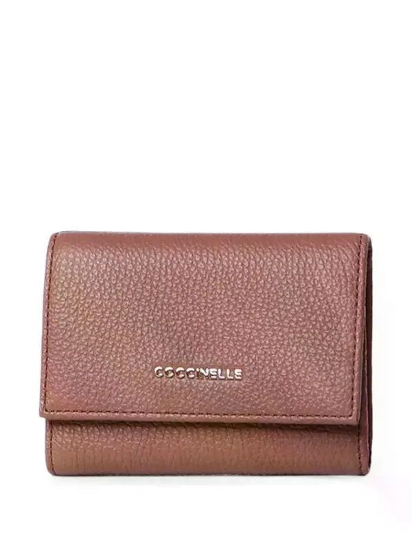 COCCINELLE Small Metallic Wallet - Pink