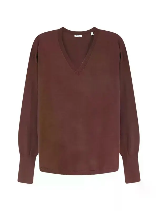 Aspesi V-neck Drop-shoulder Sweater