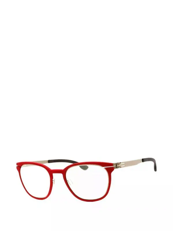IC! BERLIN Geometric Frame Eyeglasses - Red