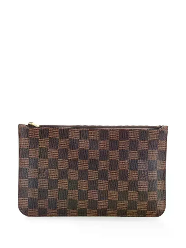 LOUIS VUITTON Neverfull Pochette Damier Large Pouch