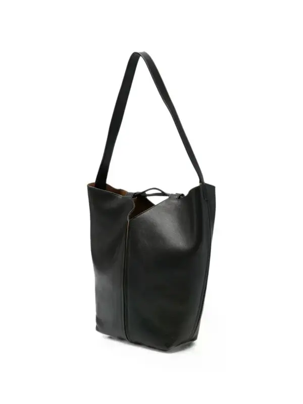 Hereu Riba Leather Bucket Bag