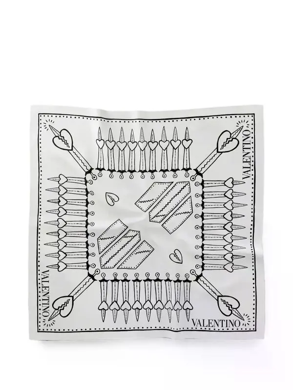 Valentino Garavani Foulard - White