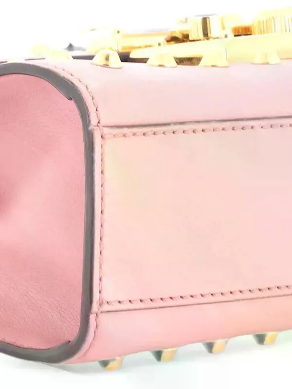 Gucci Pearly Padlock Studded Leather Small Shoulder Bag