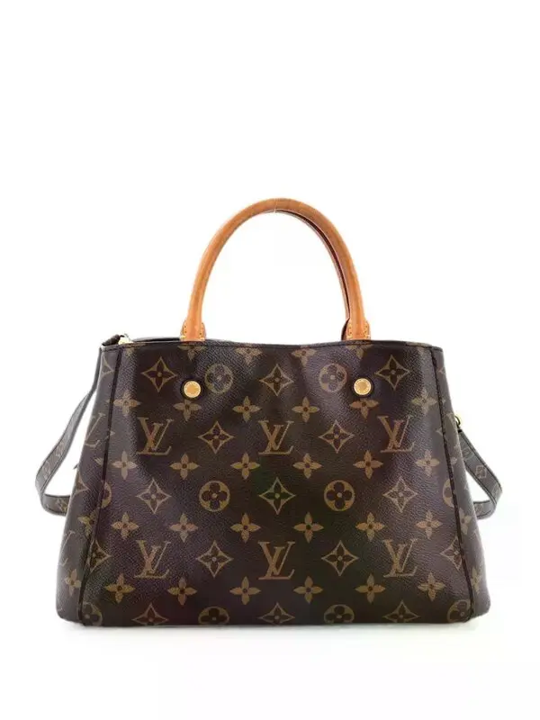 LOUIS VUITTON Montaigne Handbag Monogram Canvas Bb Satchel