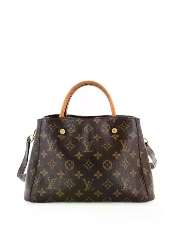 LOUIS VUITTON Montaigne Handbag Monogram Canvas Bb Satchel