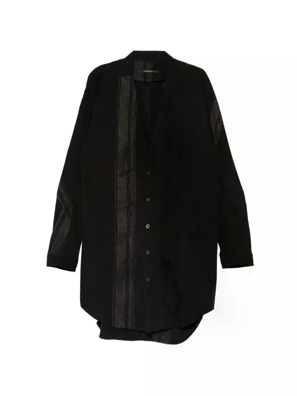D HYGEN Striped Shirt - Black