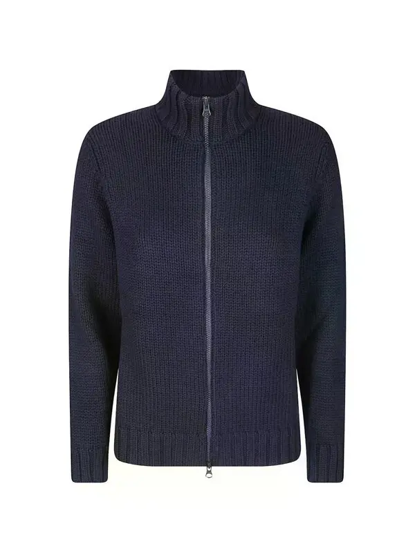 Labo.art Monte Ribbed-knit Zip-up Cardigan