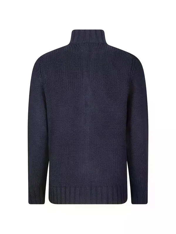 Labo.art Monte Ribbed-knit Zip-up Cardigan