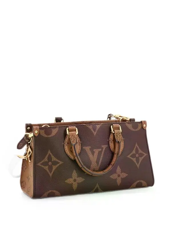 LOUIS VUITTON Onthego Tote Reverse Monogram Giant East West Shoulder Bag - Brown