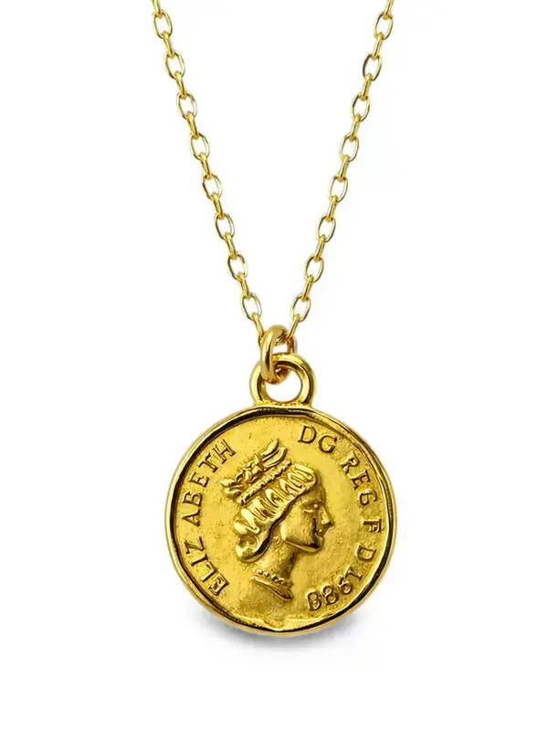 VELORA VIE Sovereign Coin-pendant Necklace - Gold