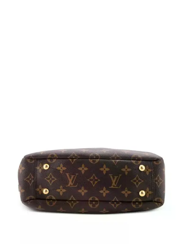 LOUIS VUITTON Pallas Tote Monogram Canvas Shoulder Bag - Brown