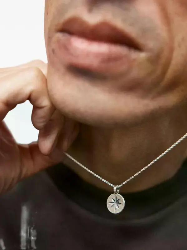 Monica Vinader Star-engraved Pendant Necklace