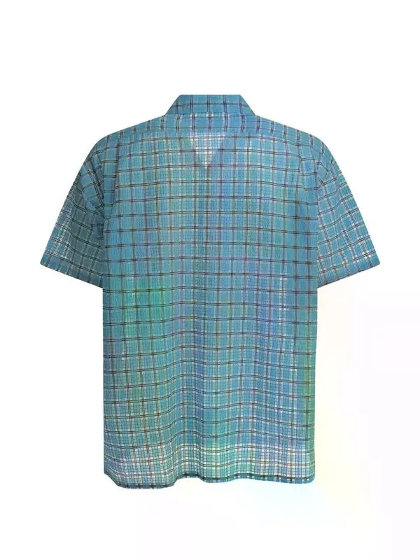 BEAMS Check-pattern Short-sleeve Shirt