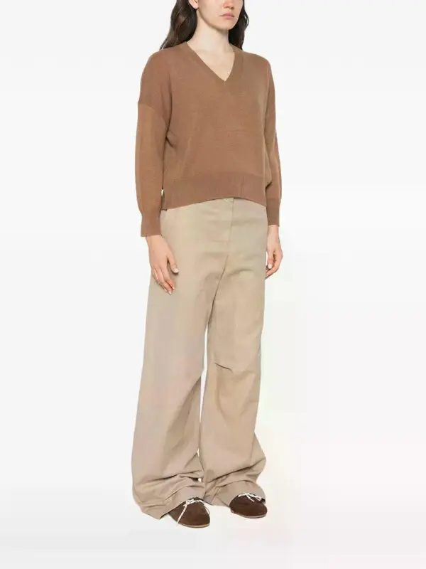 Marella Mseditore V-neck Long-sleeve Sweater