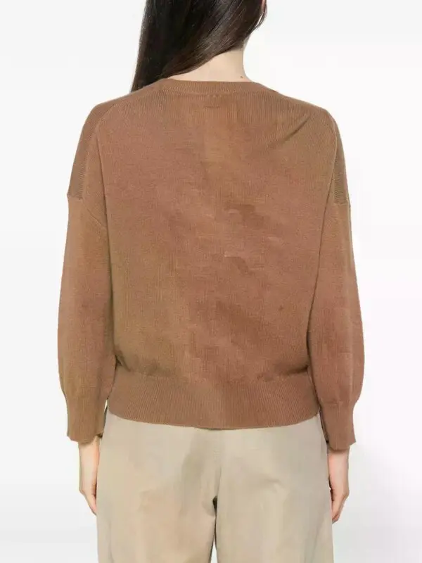 Marella Mseditore V-neck Long-sleeve Sweater