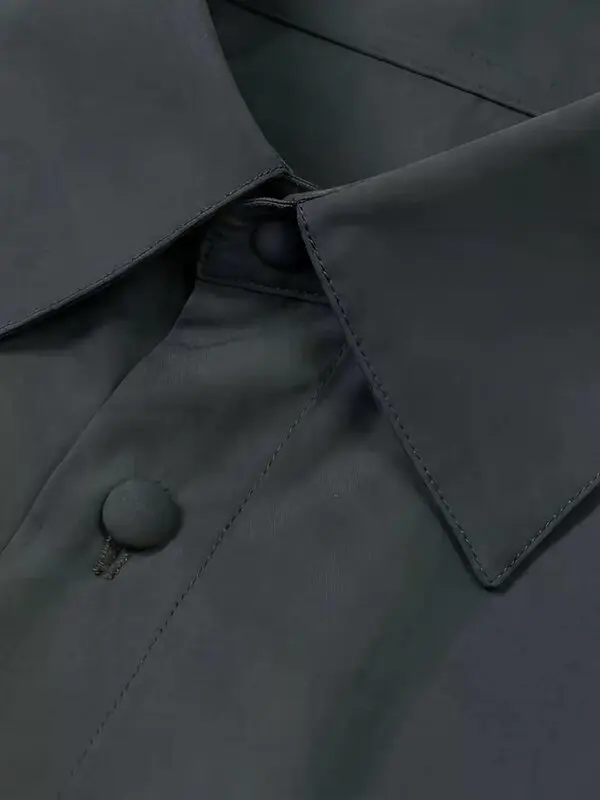 Valentino Garavani Short-sleeve Leather Shirt