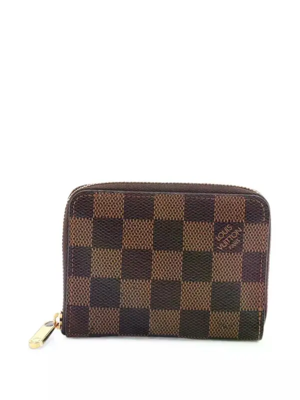 LOUIS VUITTON Zippy Coin Purse Damier Pouch