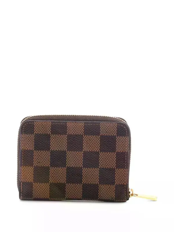 LOUIS VUITTON Zippy Coin Purse Damier Pouch