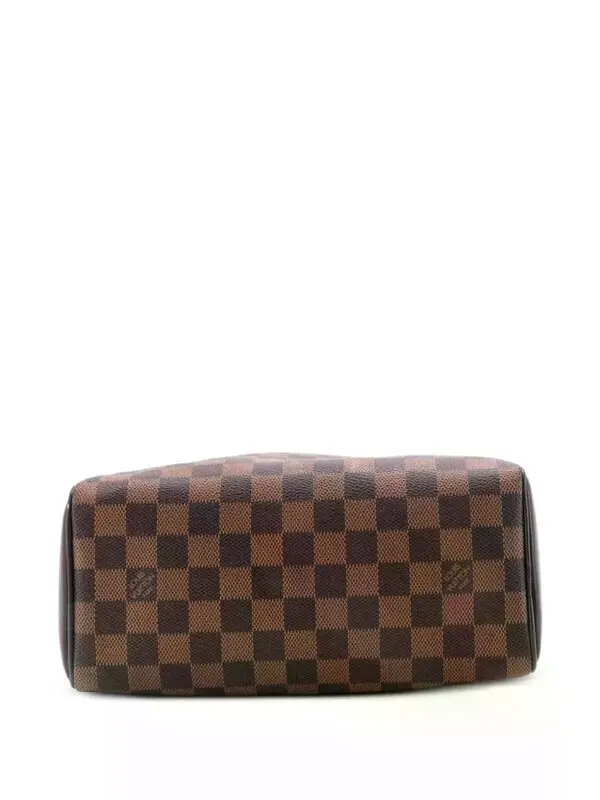 LOUIS VUITTON Damier Brera Satchel Handbag - Brown
