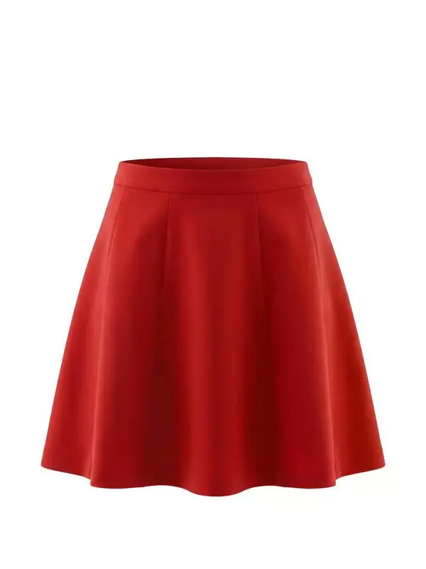 Valentino Garavani Pleated A-line Skirt