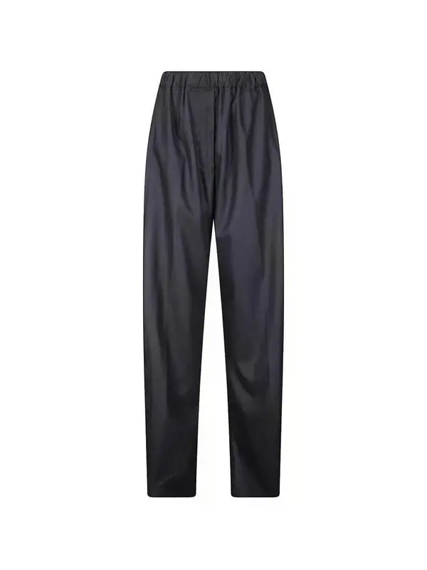 THELATEST Dora Elasticated-waistband Palazzo Pants - Black