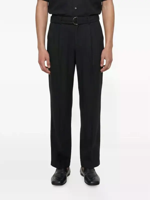 Simkhai Elvis Belted Pleated Tailored Trousers