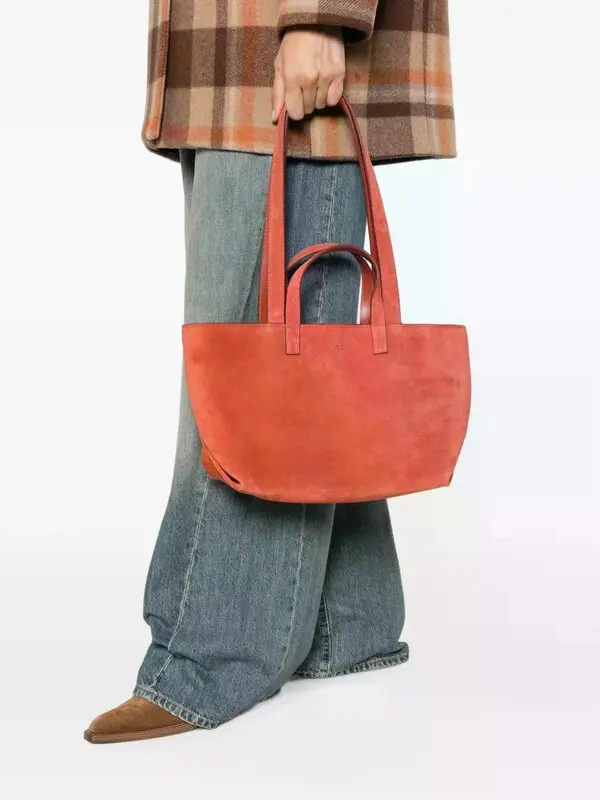 A.p.c. Suede Tote Bag - Orange