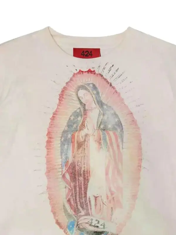 424 Virgin Mary Graphic-print T-shirt