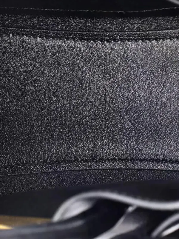 Balenciaga Bel Air" Carry All Leather Mini Tote Bag - Black