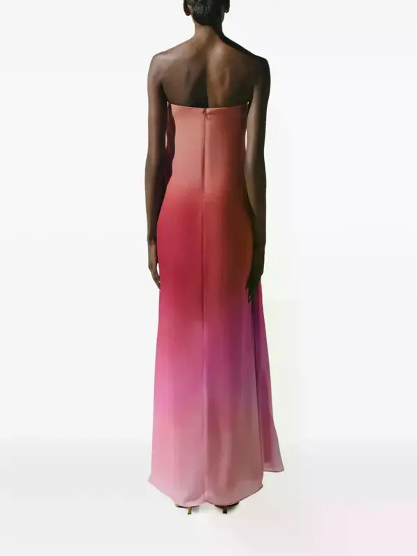 BAOBAB Nara Strapless Ombré Maxi Dress - Orange
