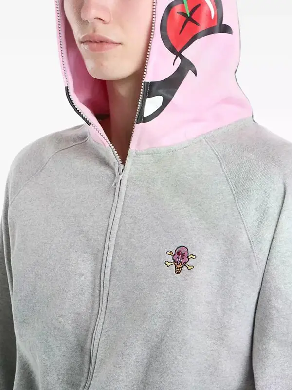 BILLIONAIRE BOYS CLUB - ICE CREAM Cones & Bones Zip-up Hoodie