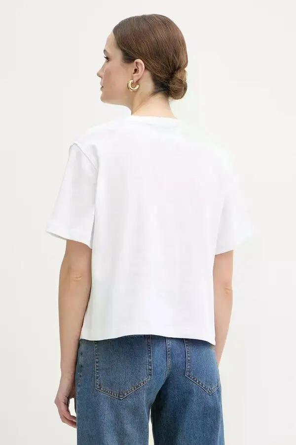 TRUSSARDI Graphic-print Side-slit T-shirt