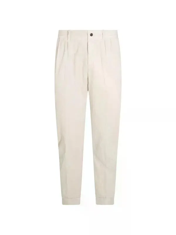 04651 / A TRIP IN A BAG Pleated Corduroy Trousers