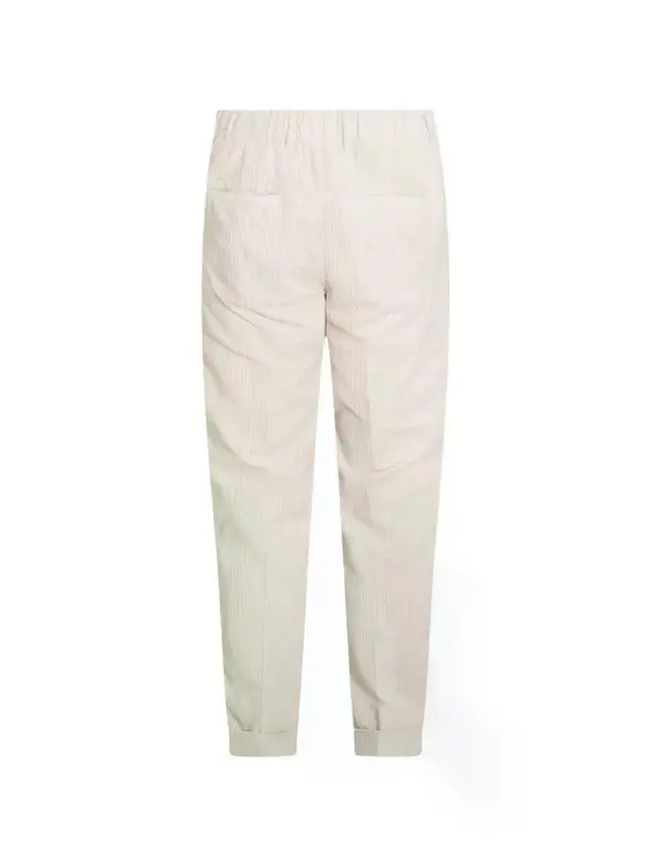 04651 / A TRIP IN A BAG Pleated Corduroy Trousers