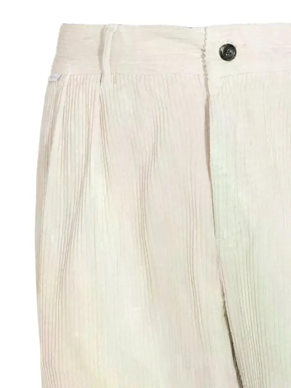 04651 / A TRIP IN A BAG Pleated Corduroy Trousers
