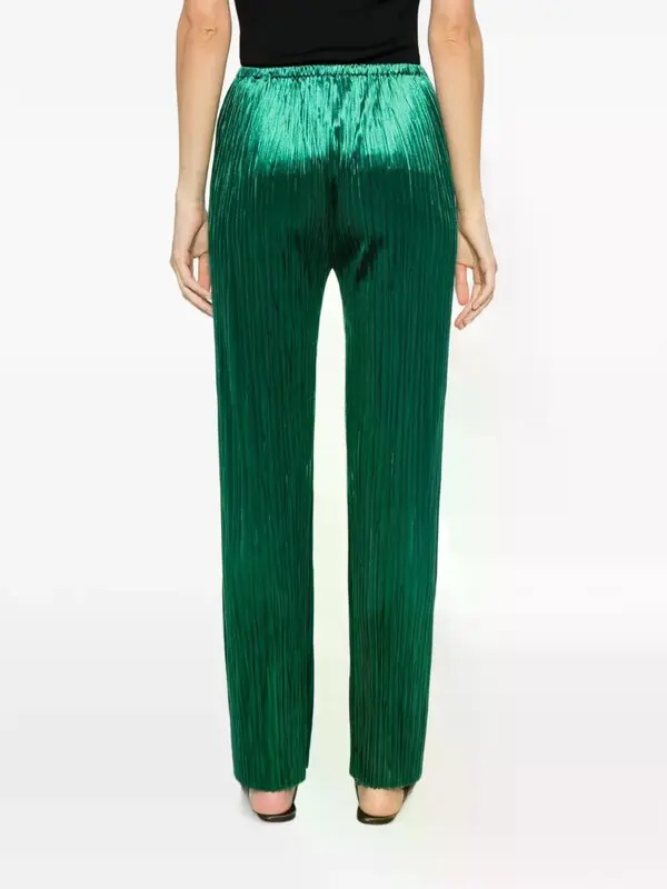 FORTE_FORTE Pleated Satin Finish Trousers