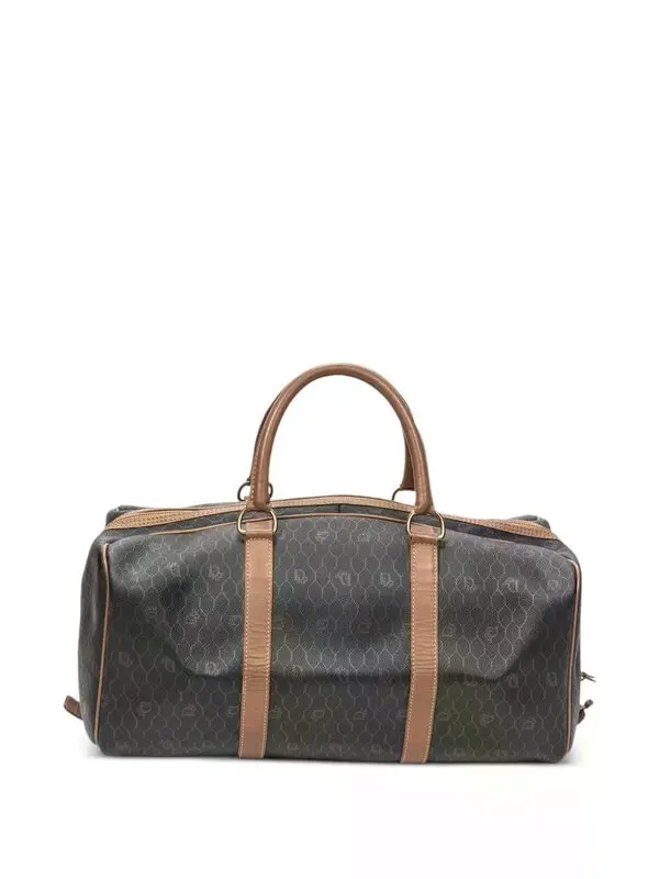Dior Honeycomb-pattern Luggage - Brown