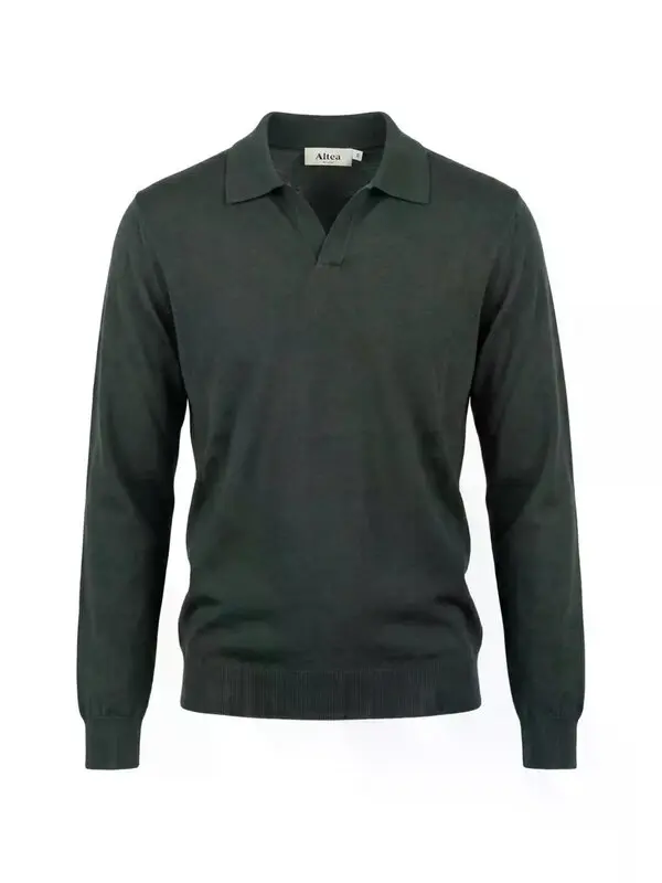 Altea Polo-collar Long-sleeve Sweater