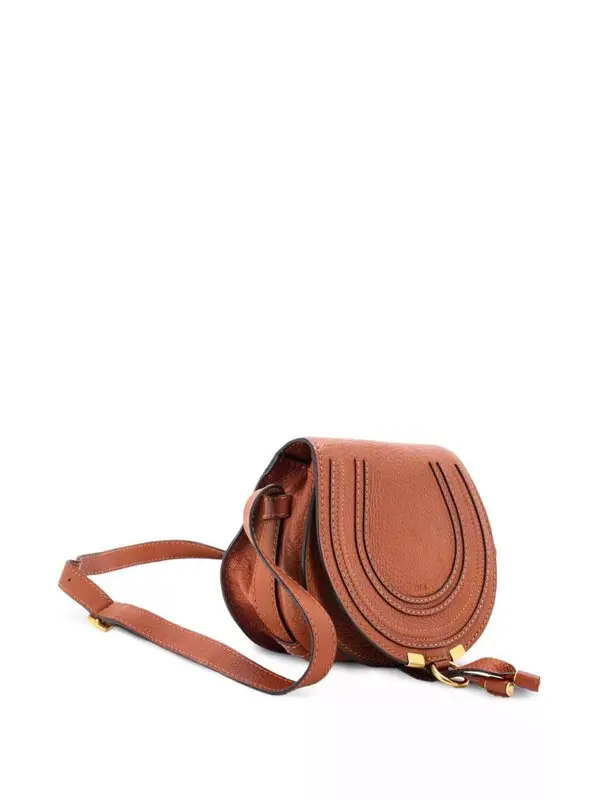 Prada Re-edition Saffiano Leather Mini Shoulder Bag - Orange