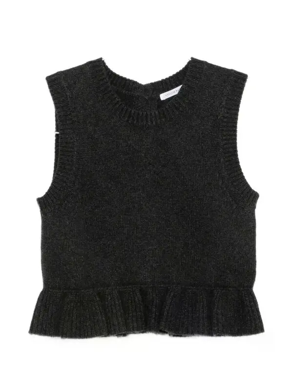 Cecilie Bahnsen Ruffled Button-back Vest