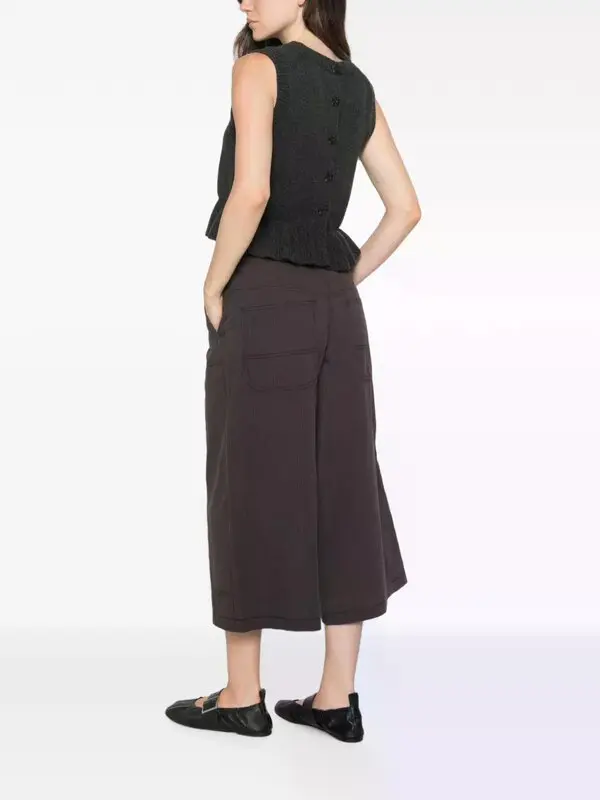 Cecilie Bahnsen Ruffled Button-back Vest